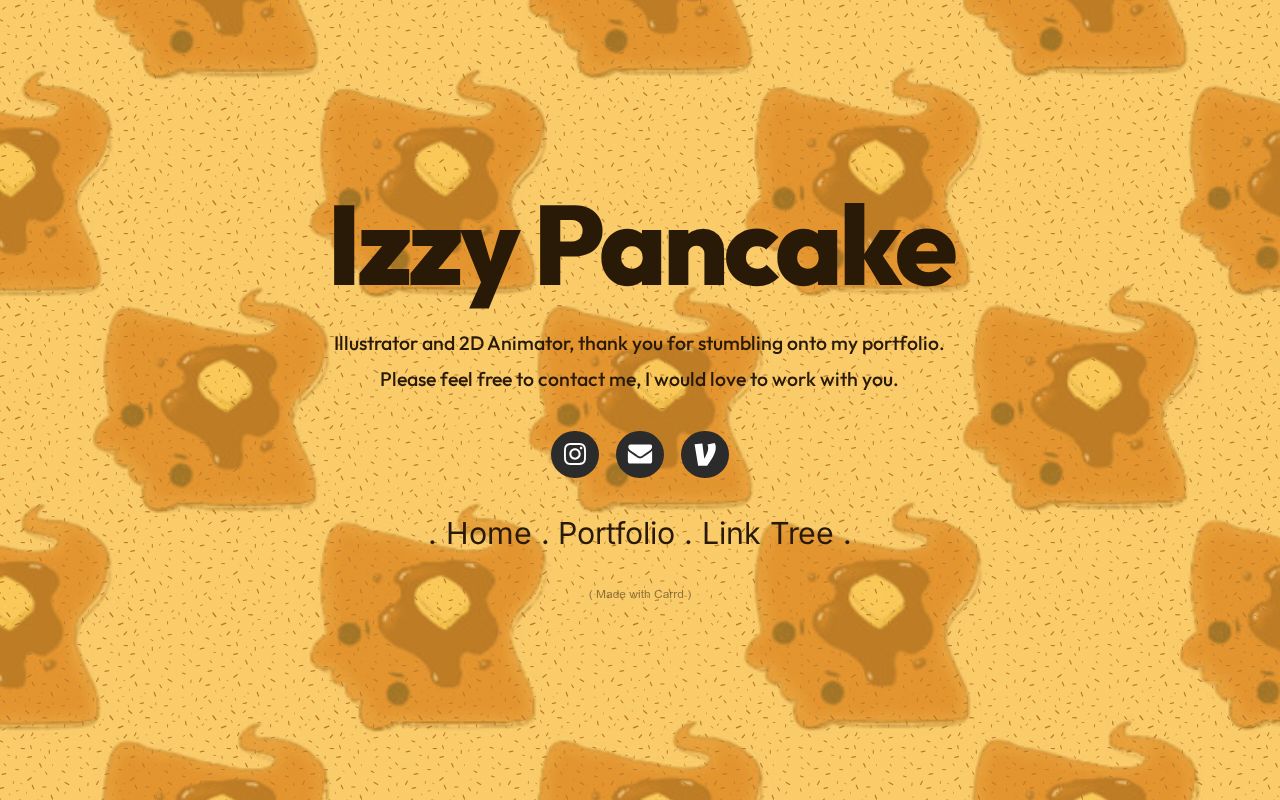 Izzy Pancake Portfolio